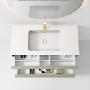 Nordic frame 100 skogsgrønn m/servant UTEN/speil – Nygaard Bad