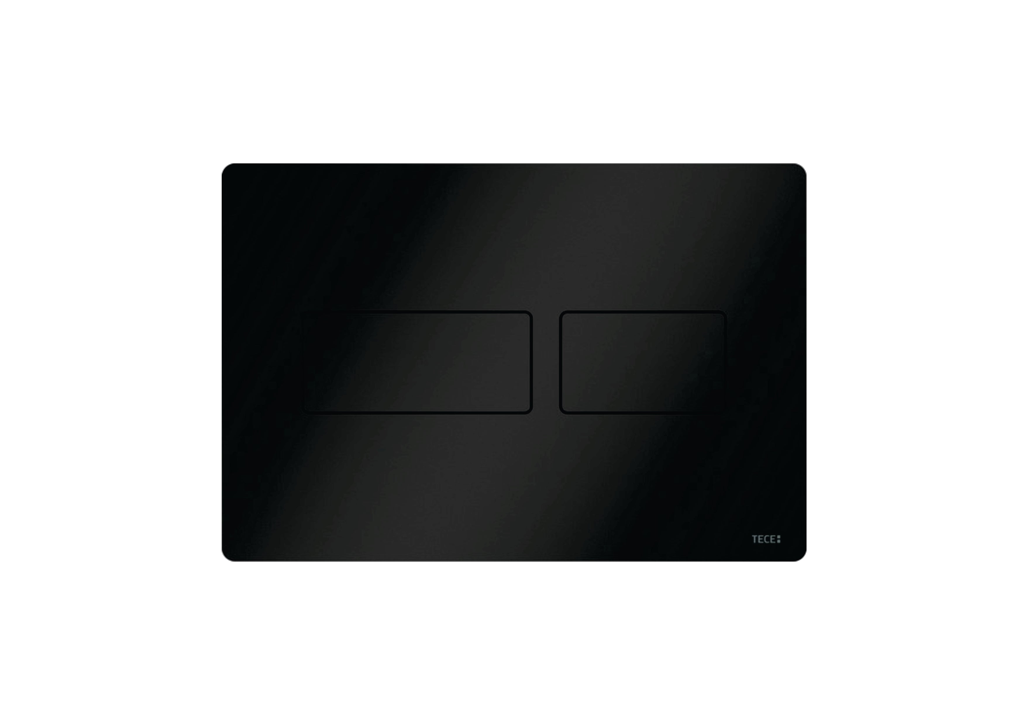 Tece Solid trykknapp sort matt – Nygaard Bad